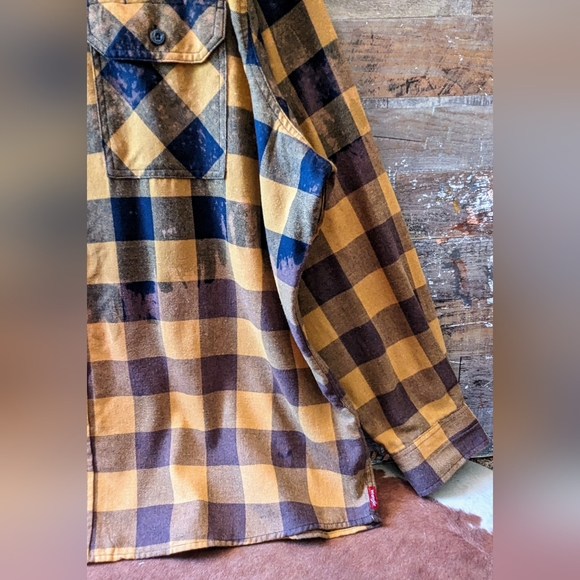 Hand Crafted | Tops | Tyler Childres Feathered Indian Upcycled Dip Dyed ...